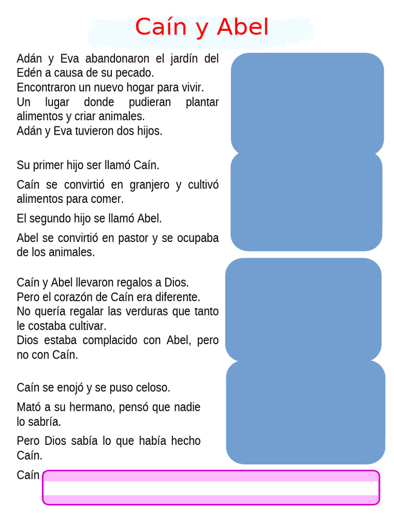 F. Caín y Abel | PDF | Adán y Eva