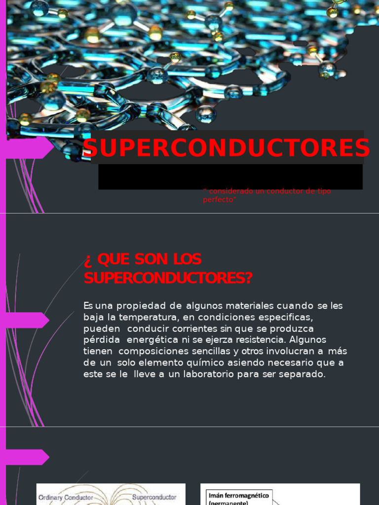 Superconductores Excelente 2023 | PDF | Superconductividad | Ciencias fisicas