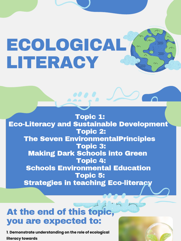 Ecological Literacy - Part Ni Rovi | PDF | Ecology | Natural Environment
