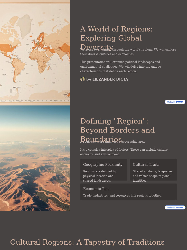 A World of Regions | PDF | Globalization | Economies