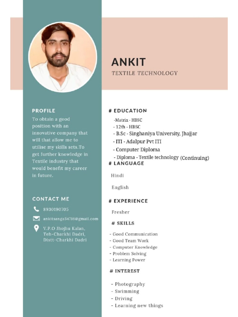 Ankit Resume | PDF
