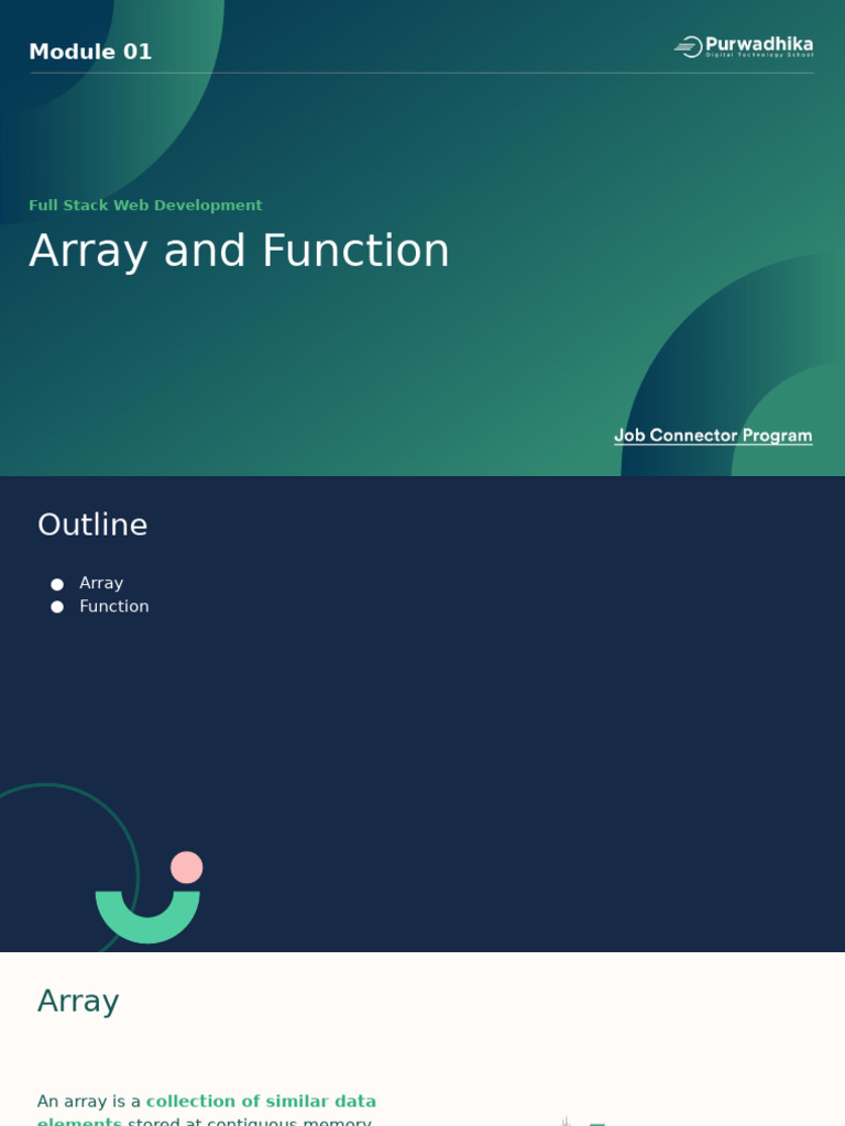Array and Function | PDF | Parameter (Computer Programming) | Anonymous Function