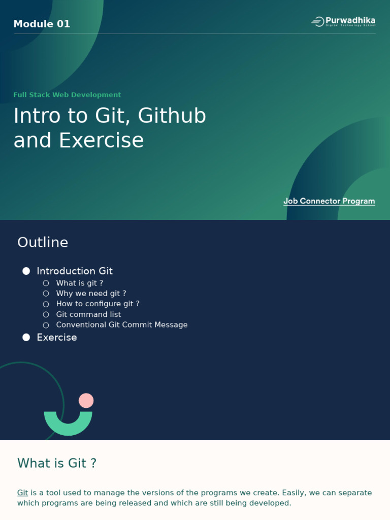 03. Intro to Git, GitHub and Exercise | PDF | Version Control | Computer Engineering