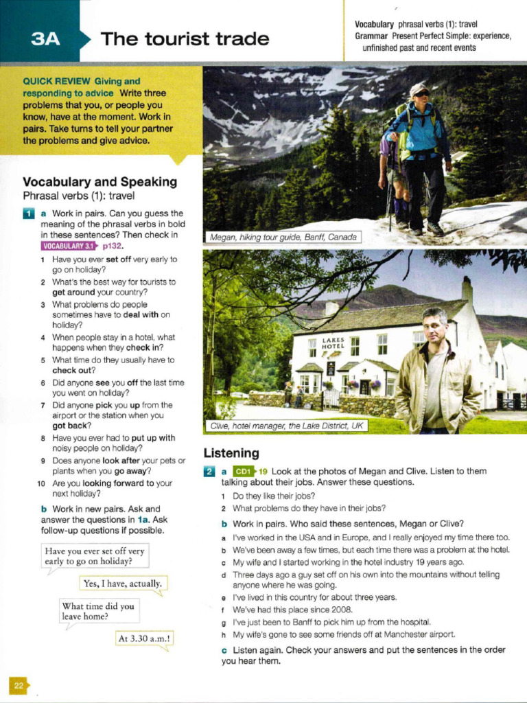 F2F Intermediate_UNIT 3A | PDF | Linguistic Morphology | Syntax