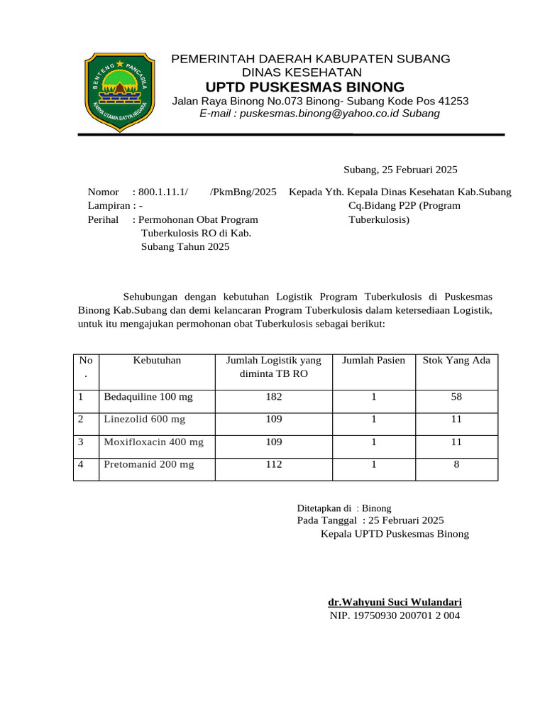 SP Pengambilan obat TB | PDF