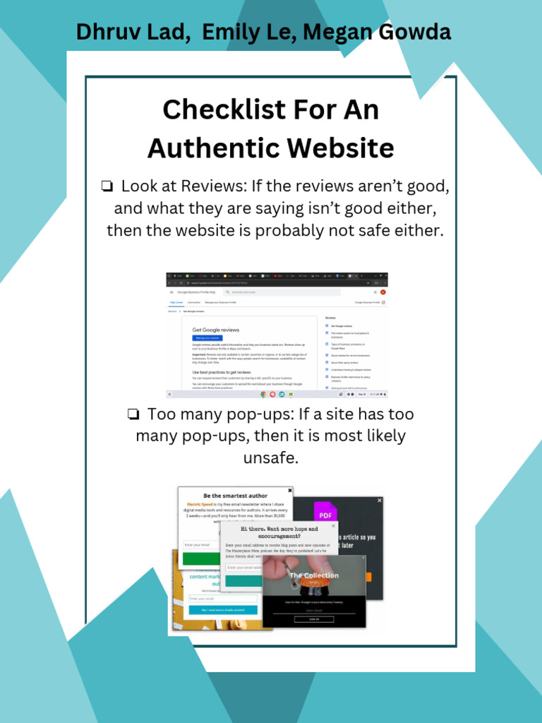Eval Website Checklist | PDF