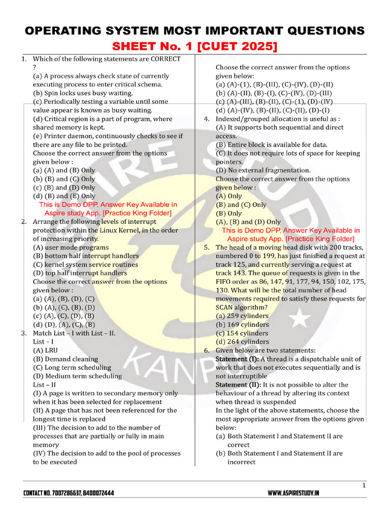 Os MCQS - 1592848 - 2025 - 03 - 20 - 13 - 05 | PDF