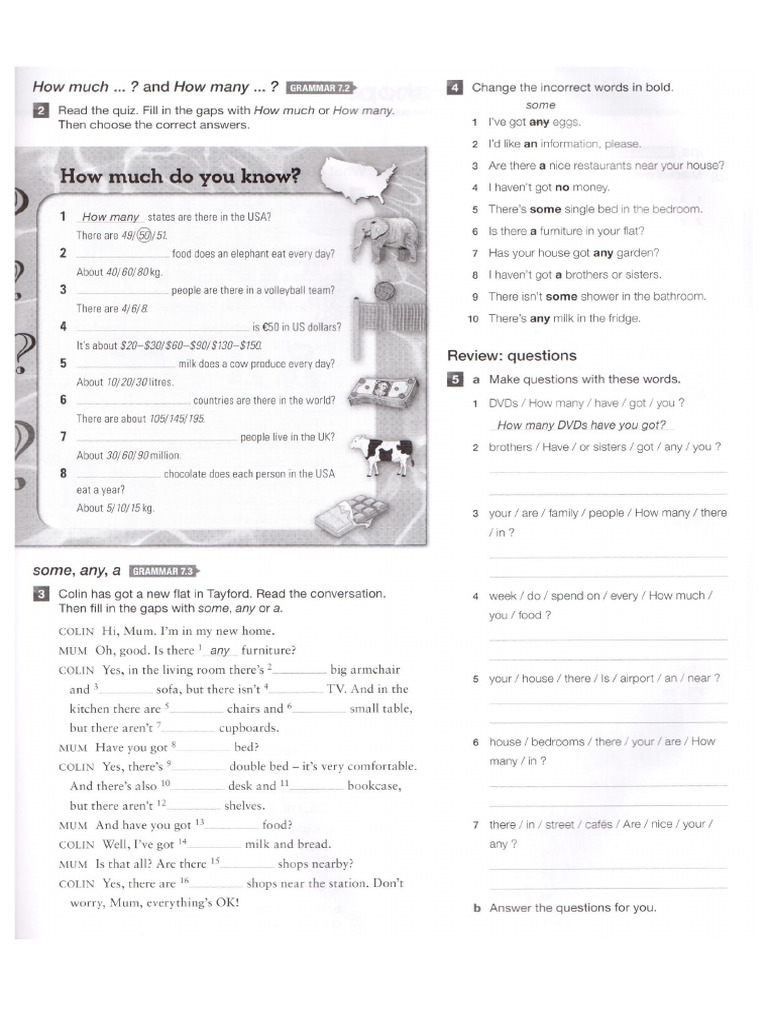 F2F Ele_UNIT 7B WB Exercise | PDF