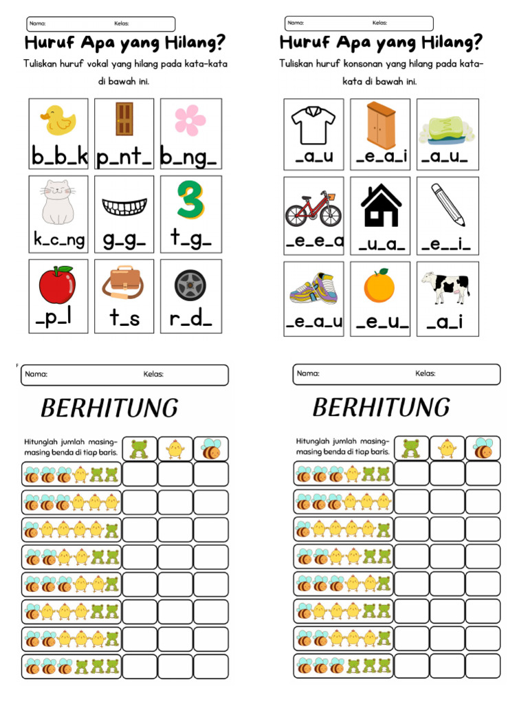 LKPD Bindo Suara Dan Bunyi Bab 1 | PDF