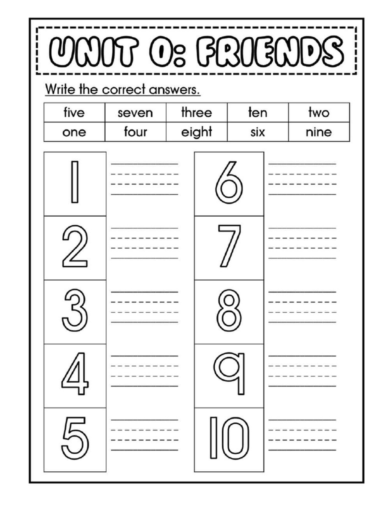 Unit 1 Numbers | PDF