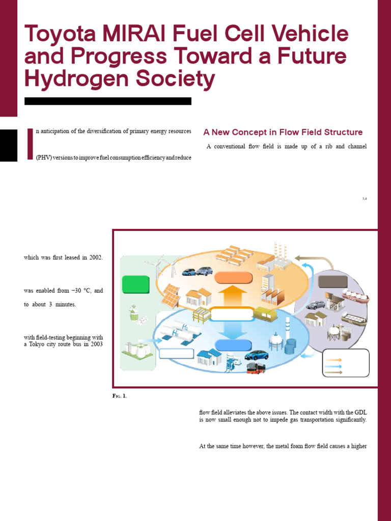 Toyota MIRAI: Advancements in FCV Technology | PDF | Fuel Cell | Corrosion