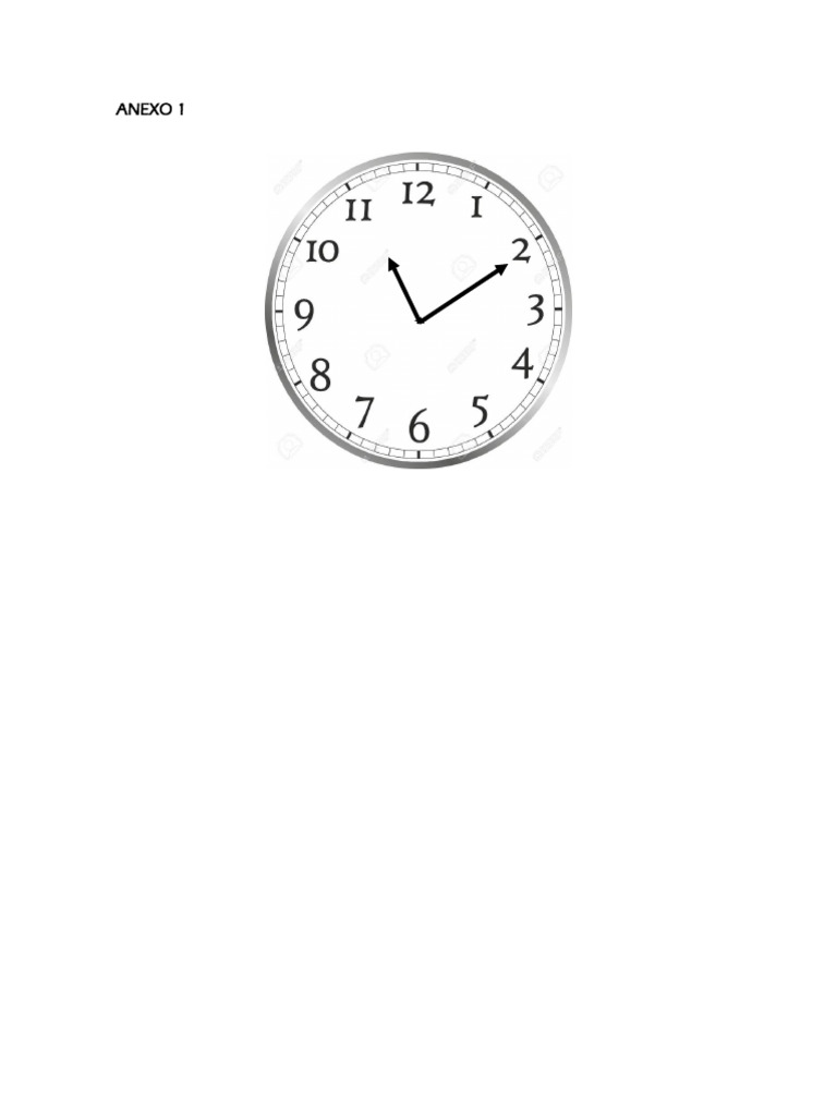 Anexo Test Del Reloj | PDF
