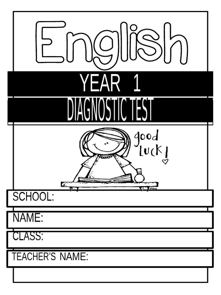 Year 1 Diagnostic Test Instructions | PDF