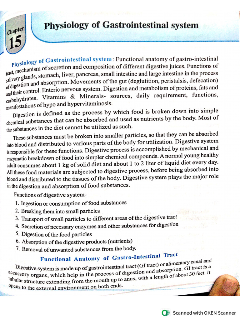 GASTROINTESTINAL SYSTEM | PDF