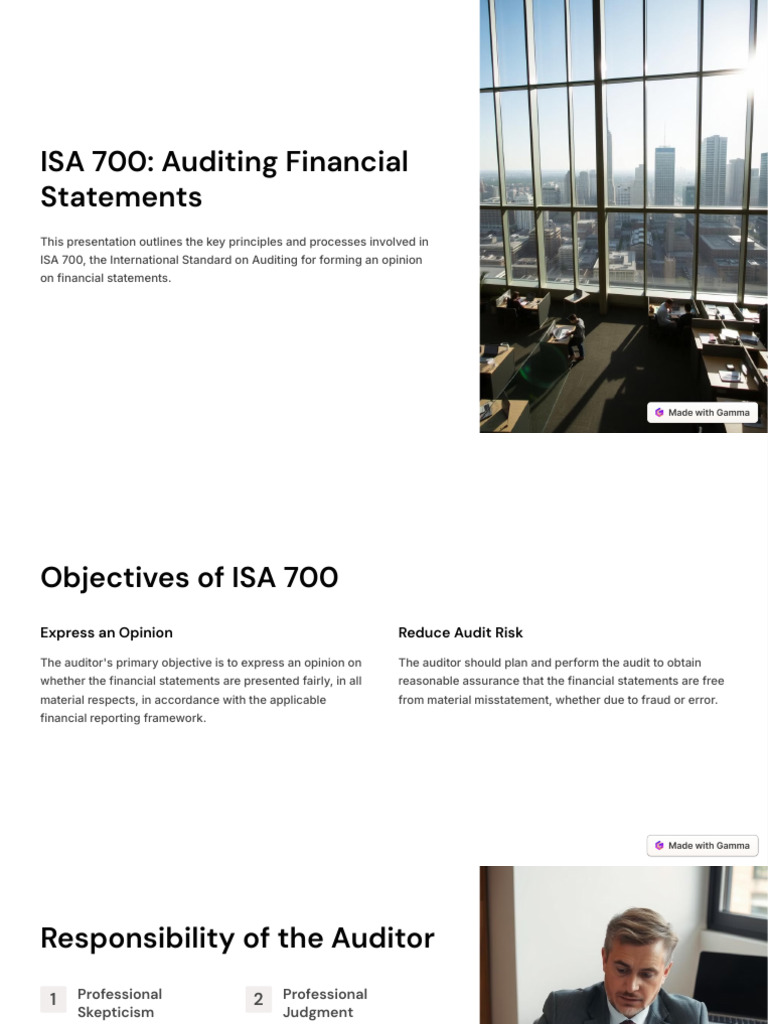 ISA-700-Auditing-Financial-Statements 2 | PDF | Audit | Accounting