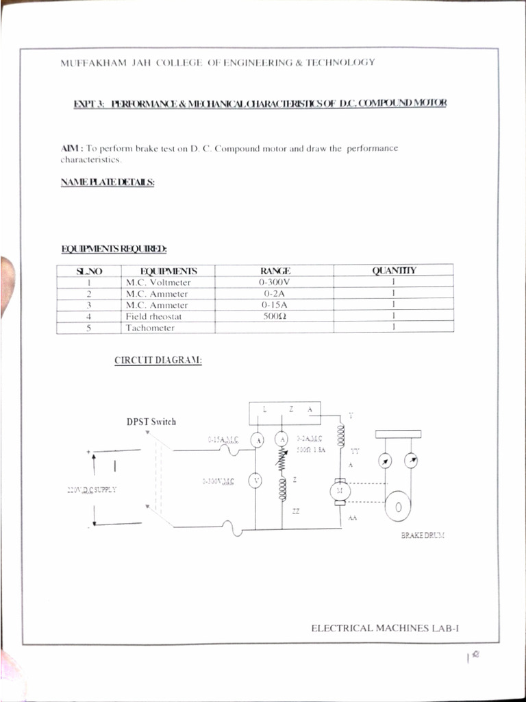 EM-1 Lab Observation 1-5 Exp | PDF