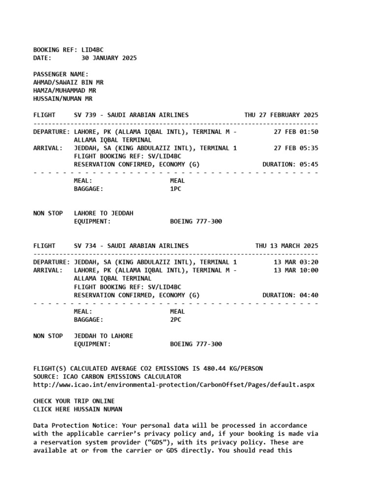 LID4BC 27FEB - 13MAR x 2PAX ABDUL HANAN MUSA ISHAQ (1) | PDF
