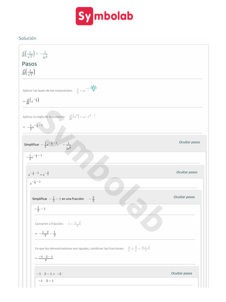 Symbolab - Solutions | PDF