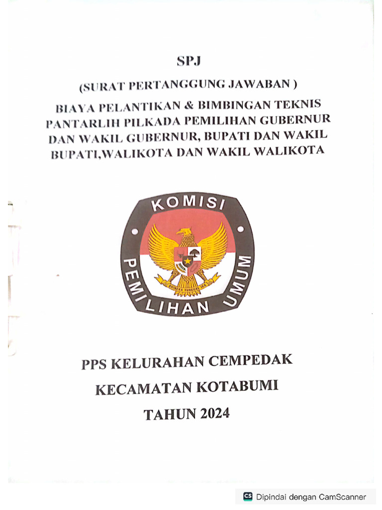 SPJ Pantarlih Cempedak Baru 2024 | PDF
