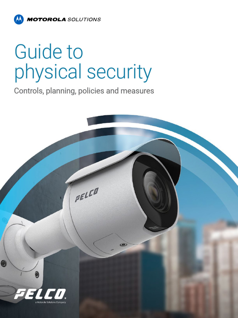 Pelco Physical Security Guide | PDF | Computer Security | Security