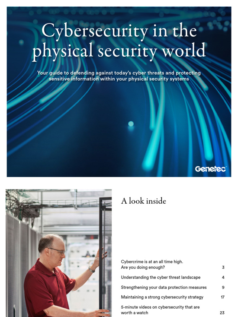 Cybersecurity in The Physical Security World | PDF | Security | Computer Security