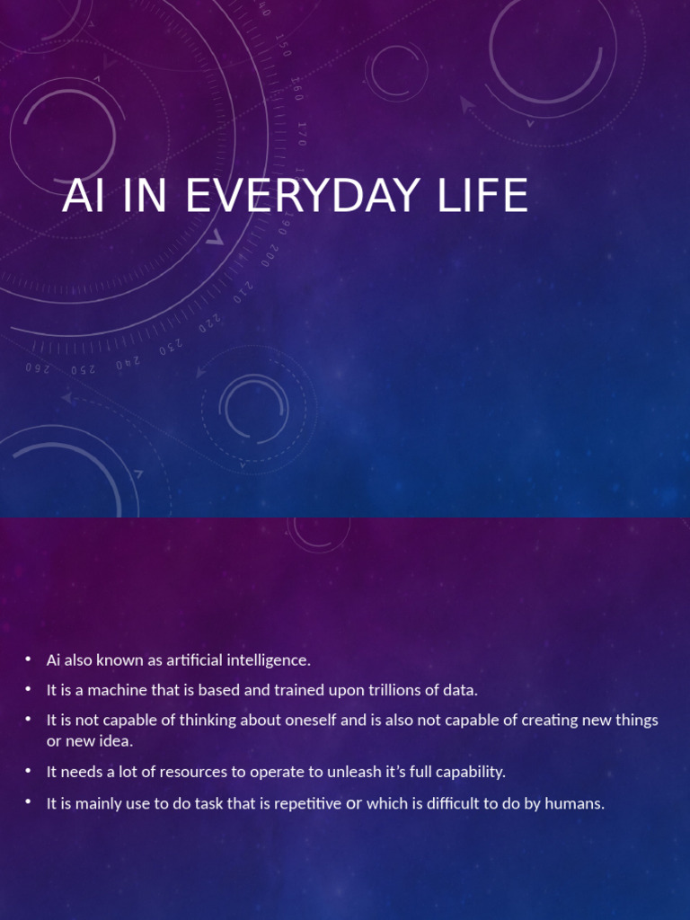 AI in Everyday Life | PDF
