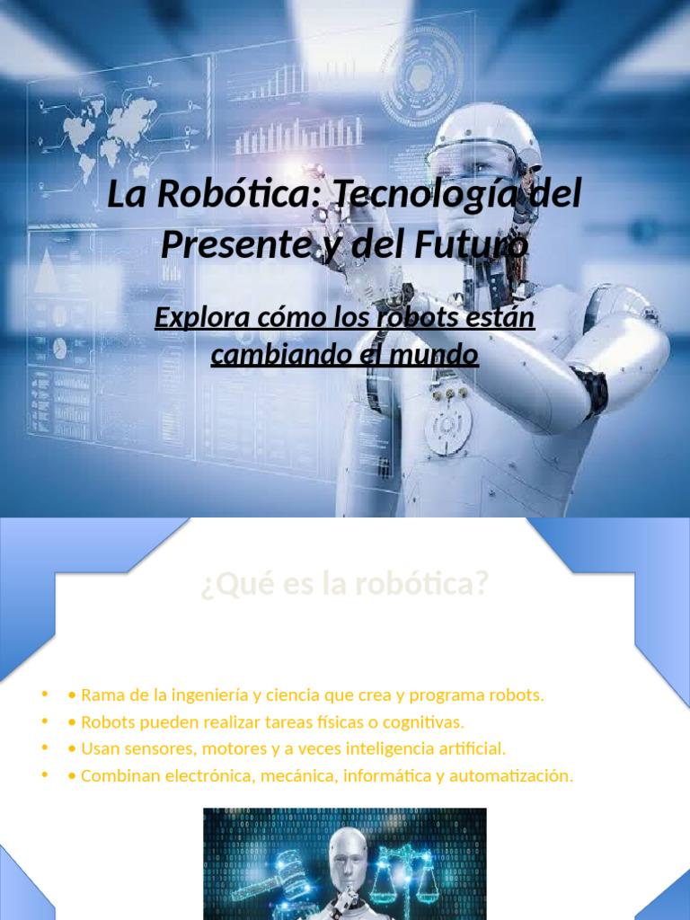 Presentación Robótica Estilo | PDF
