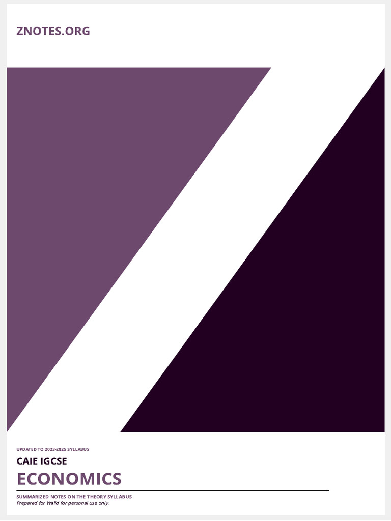 CAIE-IGCSE-Economics - Theory | PDF | Exchange Rate | Currency ...