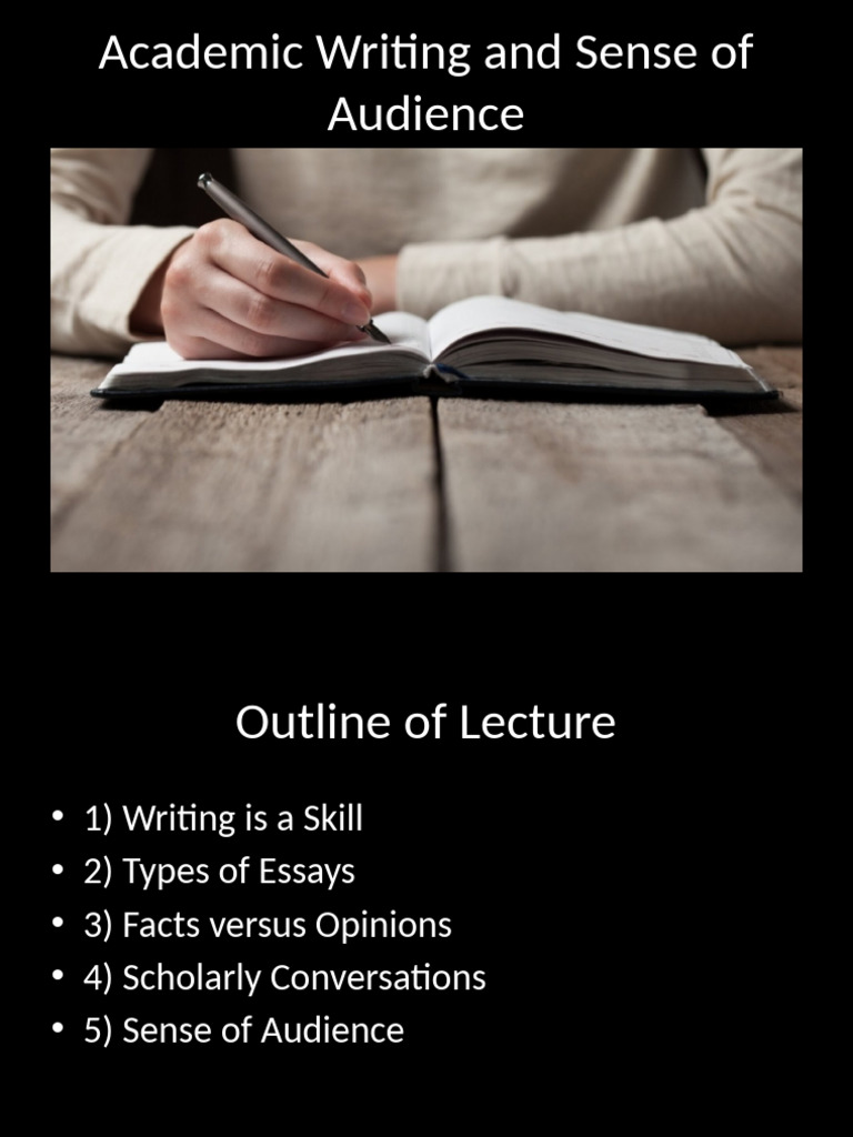 Academic Writing and Sense of Audience v10 | PDF | Essays | Evidence