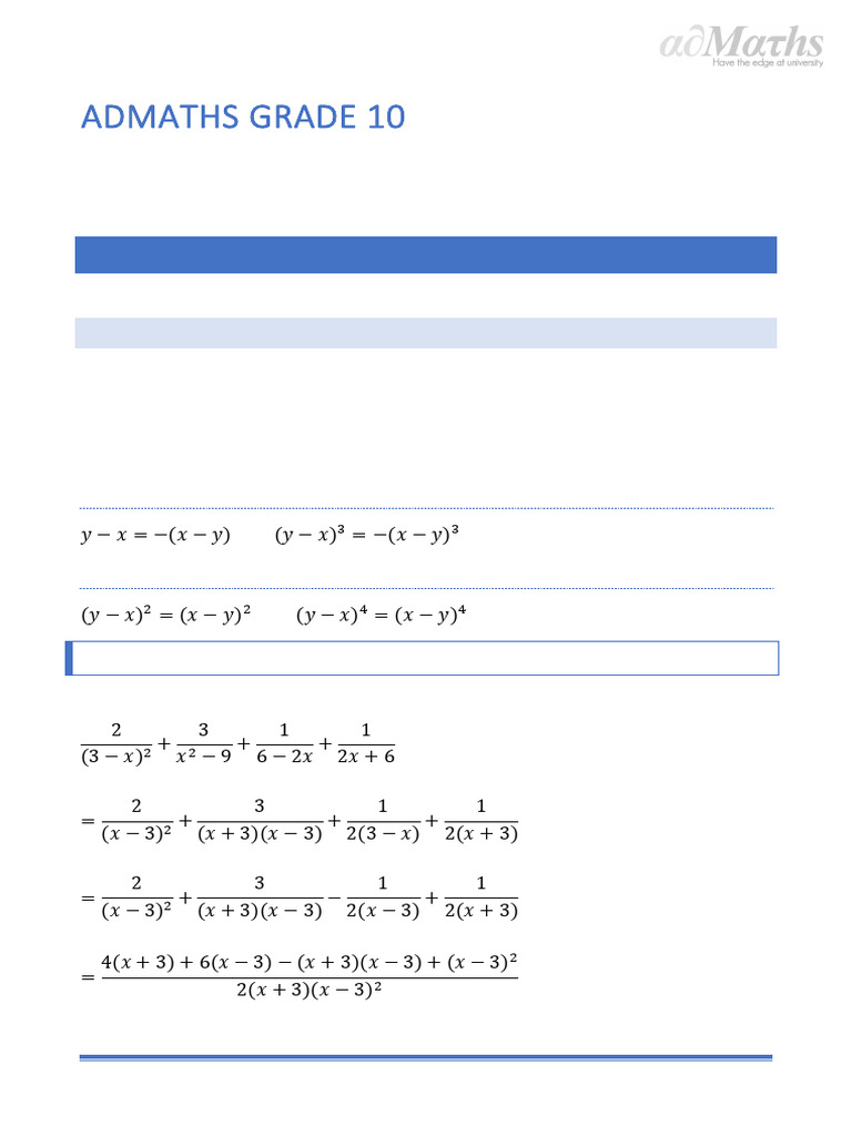 A4_e_fractions_compound | PDF | Algebra | Elementary Mathematics