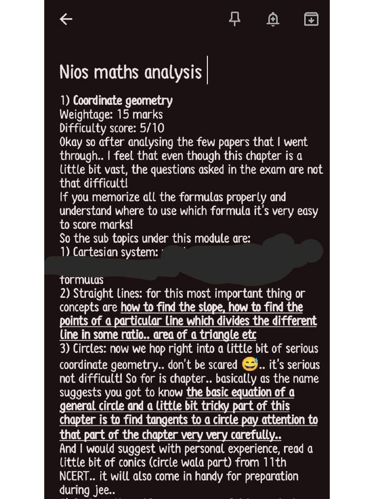 NIOS Maths Analysis | PDF
