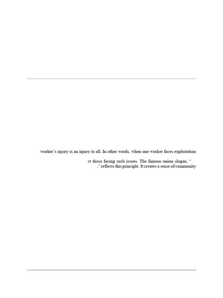 Principles of Trade Unionism Explained | PDF | Trade Union | Employment