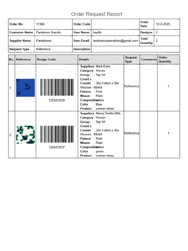 OrderNo 11366 | PDF