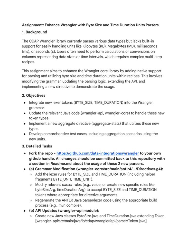Software Engineer Intern Assignment | PDF | Parsing | Computer Science