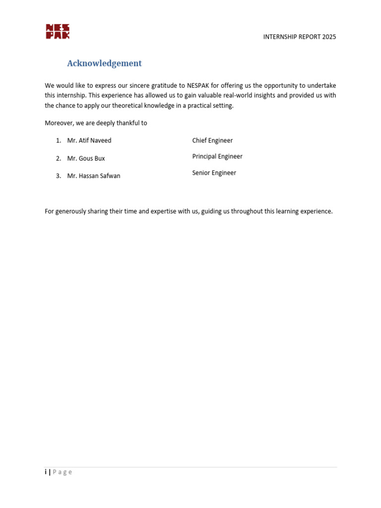 Nespak's Internship Report-1 | PDF | Air Conditioning | Elevator