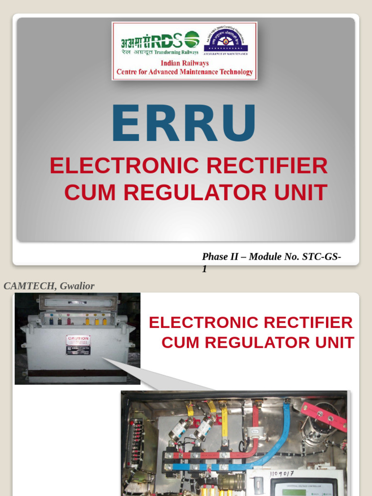 STC GS 1 b4 Electronic Rectifier Regulator Unit | PDF | Rectifier | Direct Current