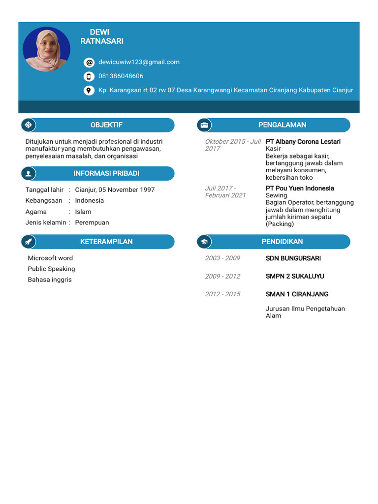 CV Dewi Ratnasari | PDF