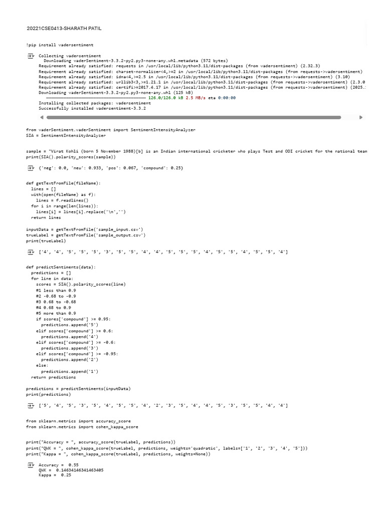 Labsheet6 .Ipynb (20221CSE0413) - Colab | PDF | Computing | Cricket