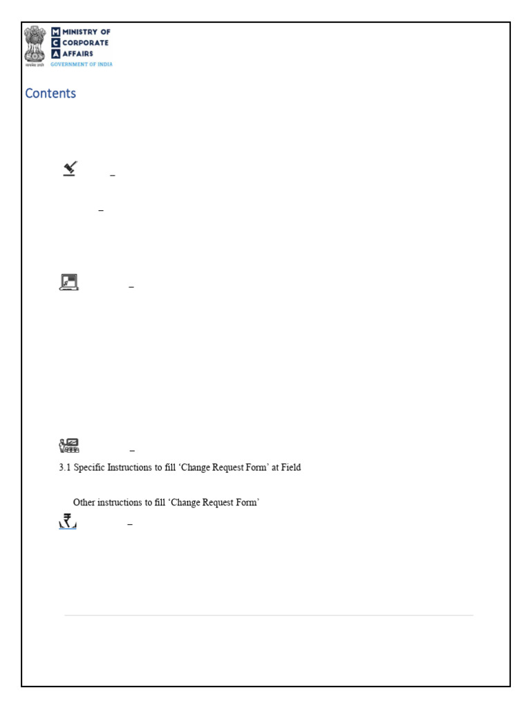 Change Request Form Instruction Kit | PDF | Limited Liability ...