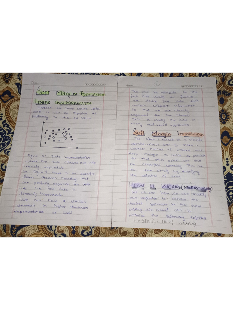 Soft Margin Formulation PDF | PDF