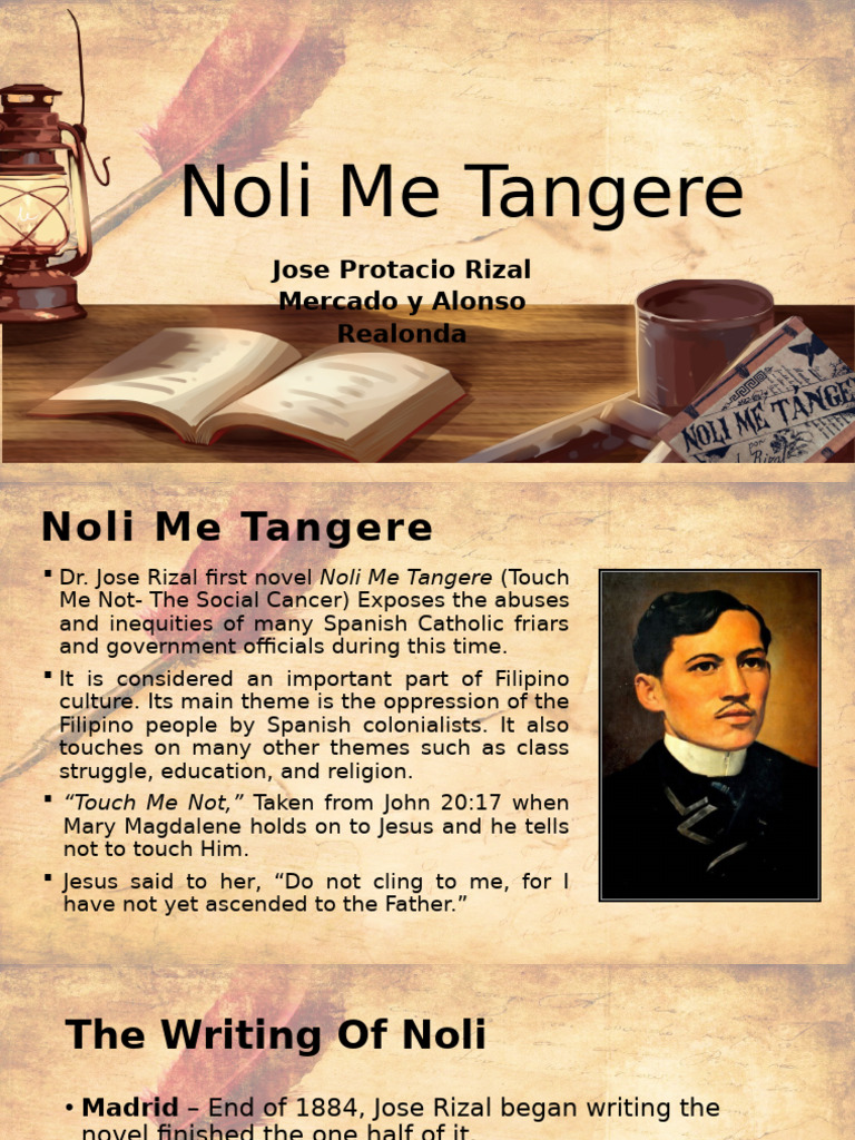 Group 4 Noli Me Tangere 1 | PDF