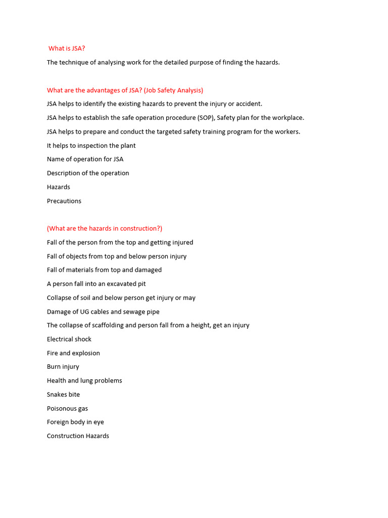 Safety Questions & Ans | PDF | Crane (Machine) | Elevator