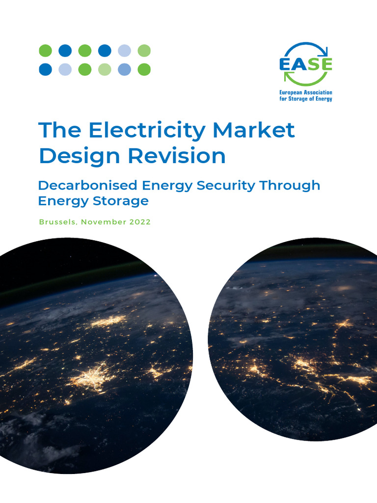 Energy Market Redesign For Storage | PDF | Renewable Energy | Contract ...