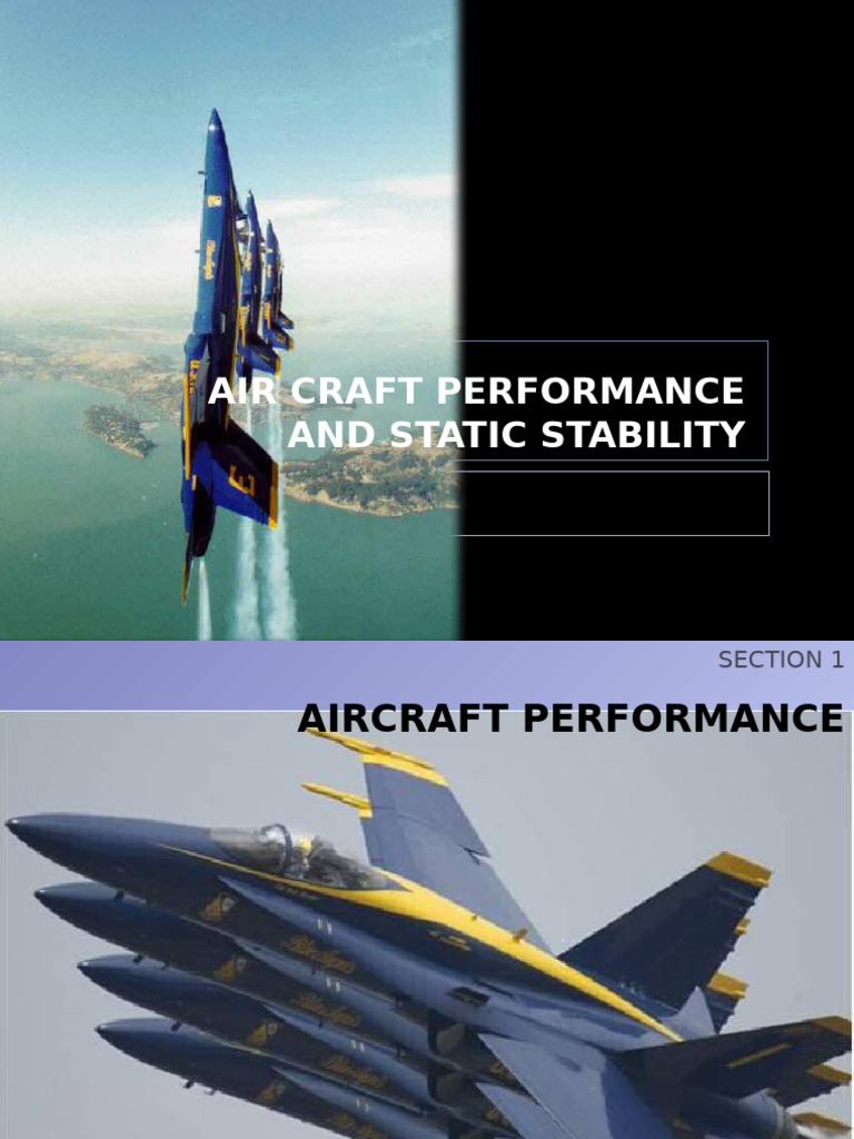 Introduction to Aircraft performance | PDF