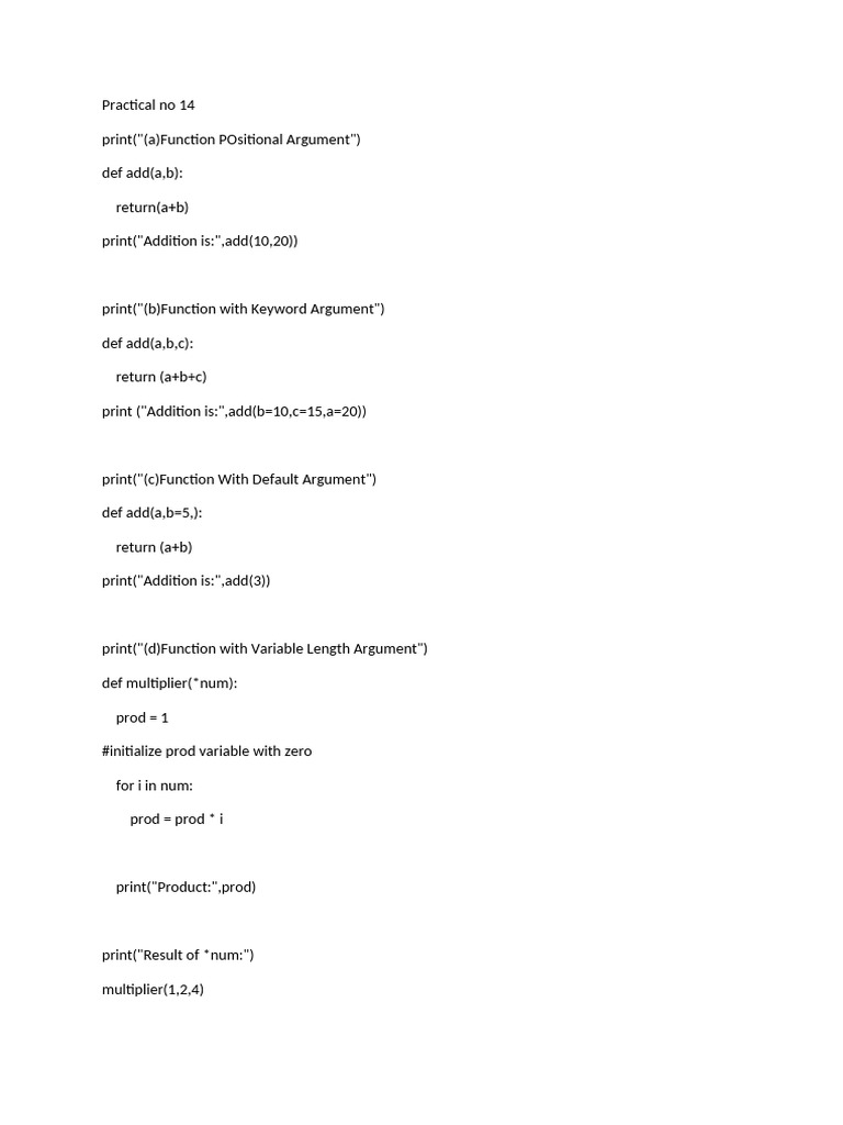 Practical No 14 | PDF
