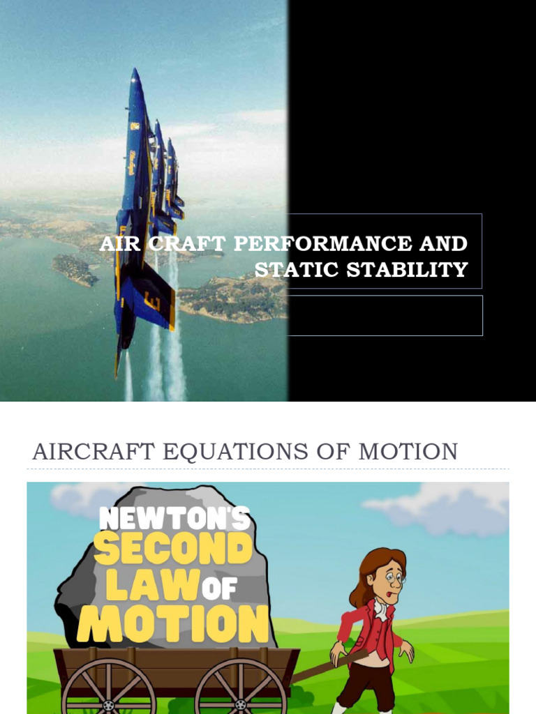 Aircraft Performance & Stability Analysis | PDF | Flight | Applied And ...