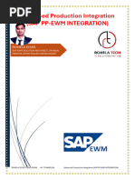 Material Staging in Production Supply Area WM PP | PDF