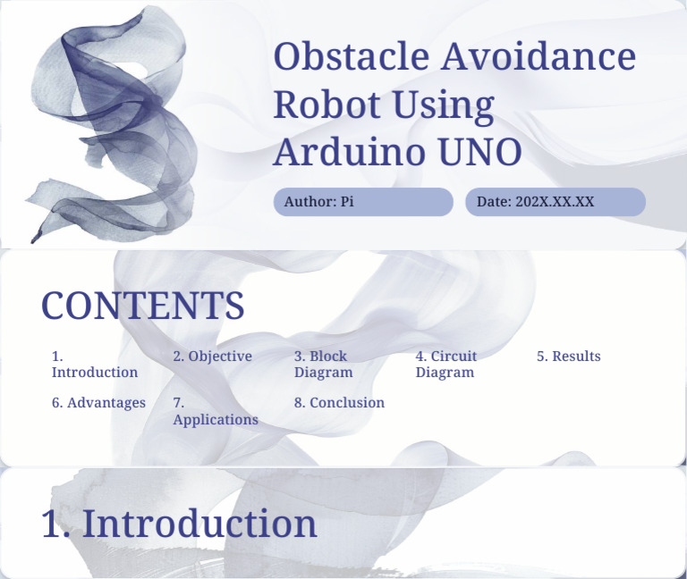 Obstacle Avoidance Robot Usin | PDF