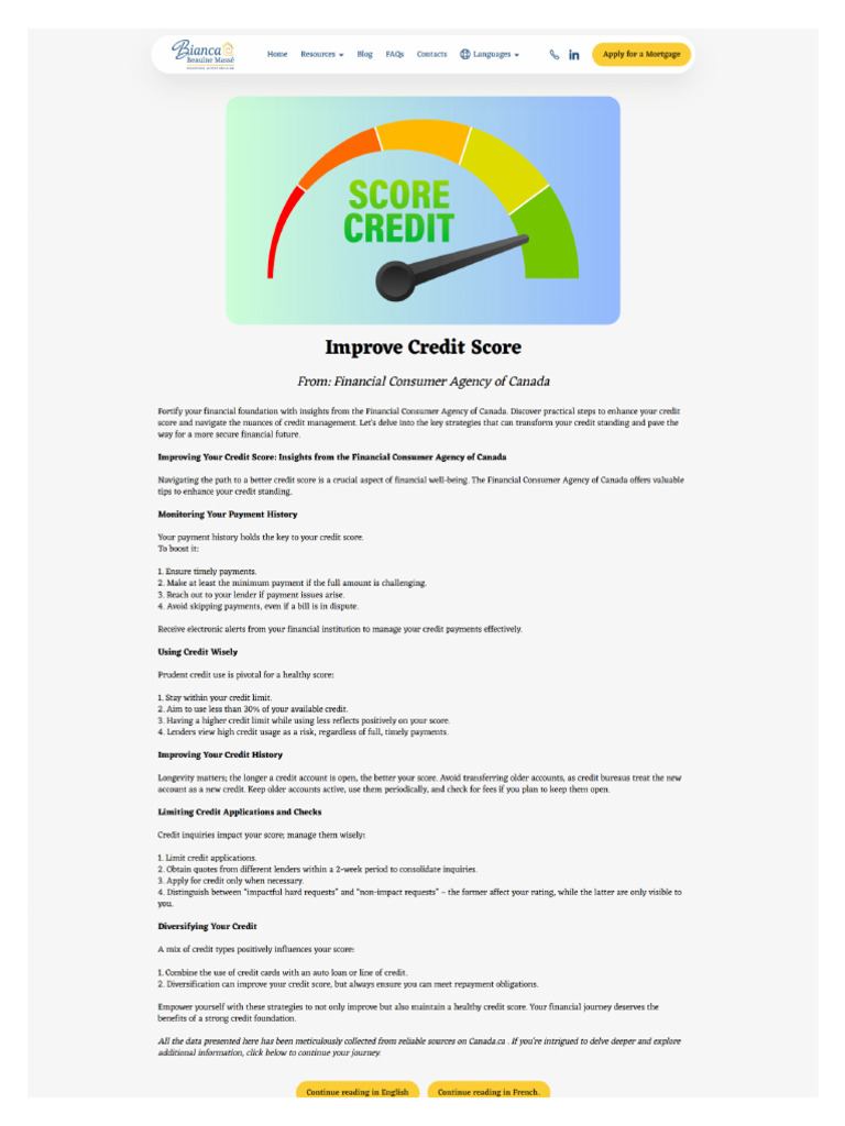 Improve Credit Score | PDF