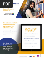 Convera Student Infosheet | PDF | Payments | Banks